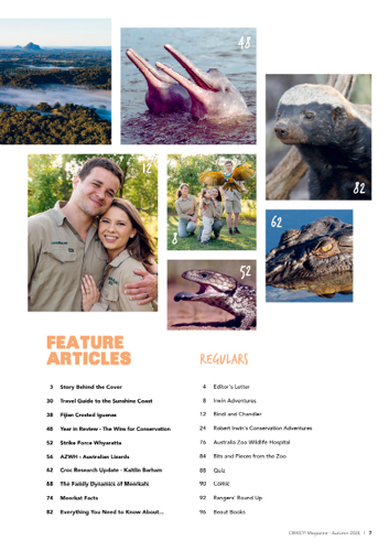 Crikey Magazine - Australia Zoo - The World’s WILDEST Magazine!